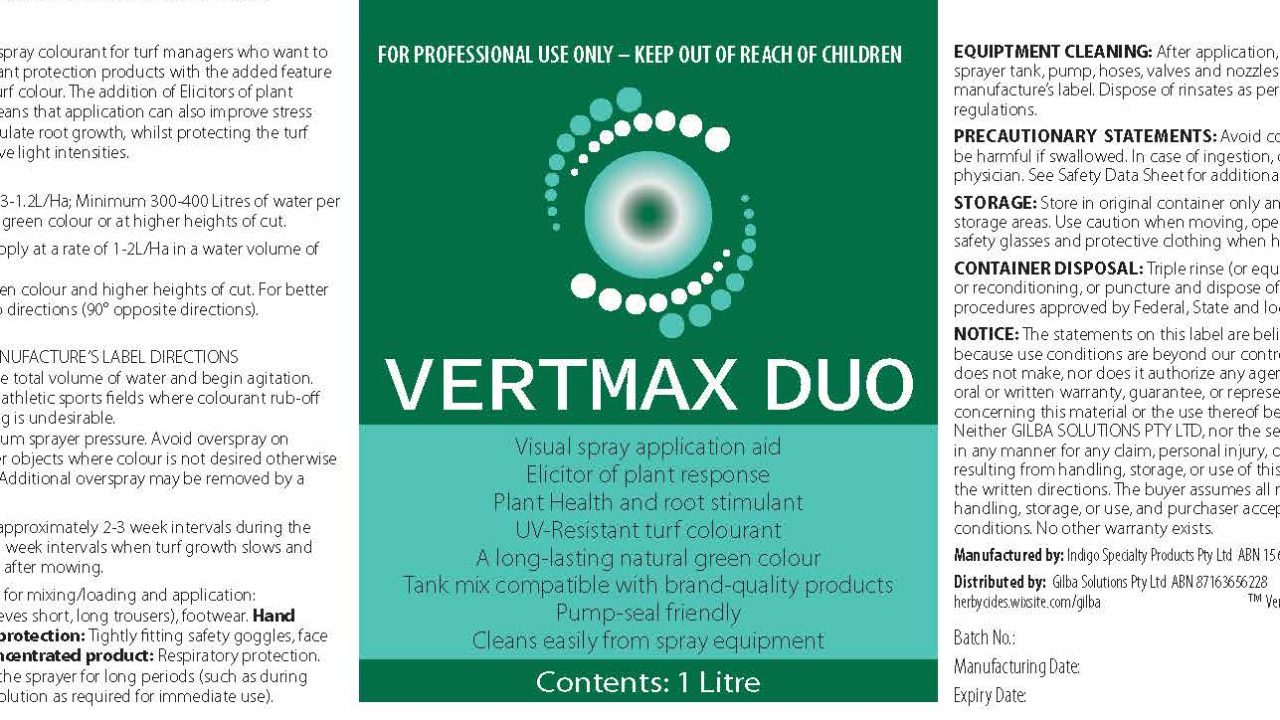 Turf pigment - GILBA SOLUTIONS
